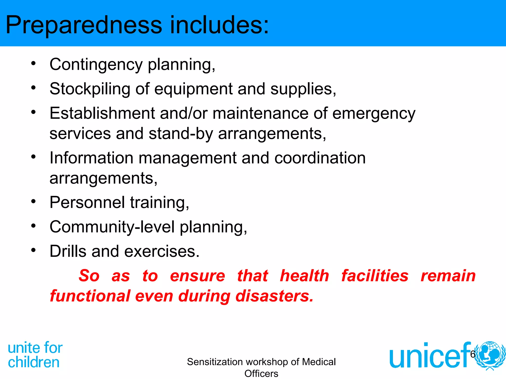 Sphere standards health response | PPT