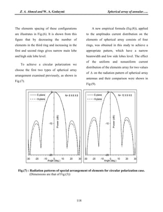 Spherical array of annular ring microstrip antennas | PDF | Physics ...