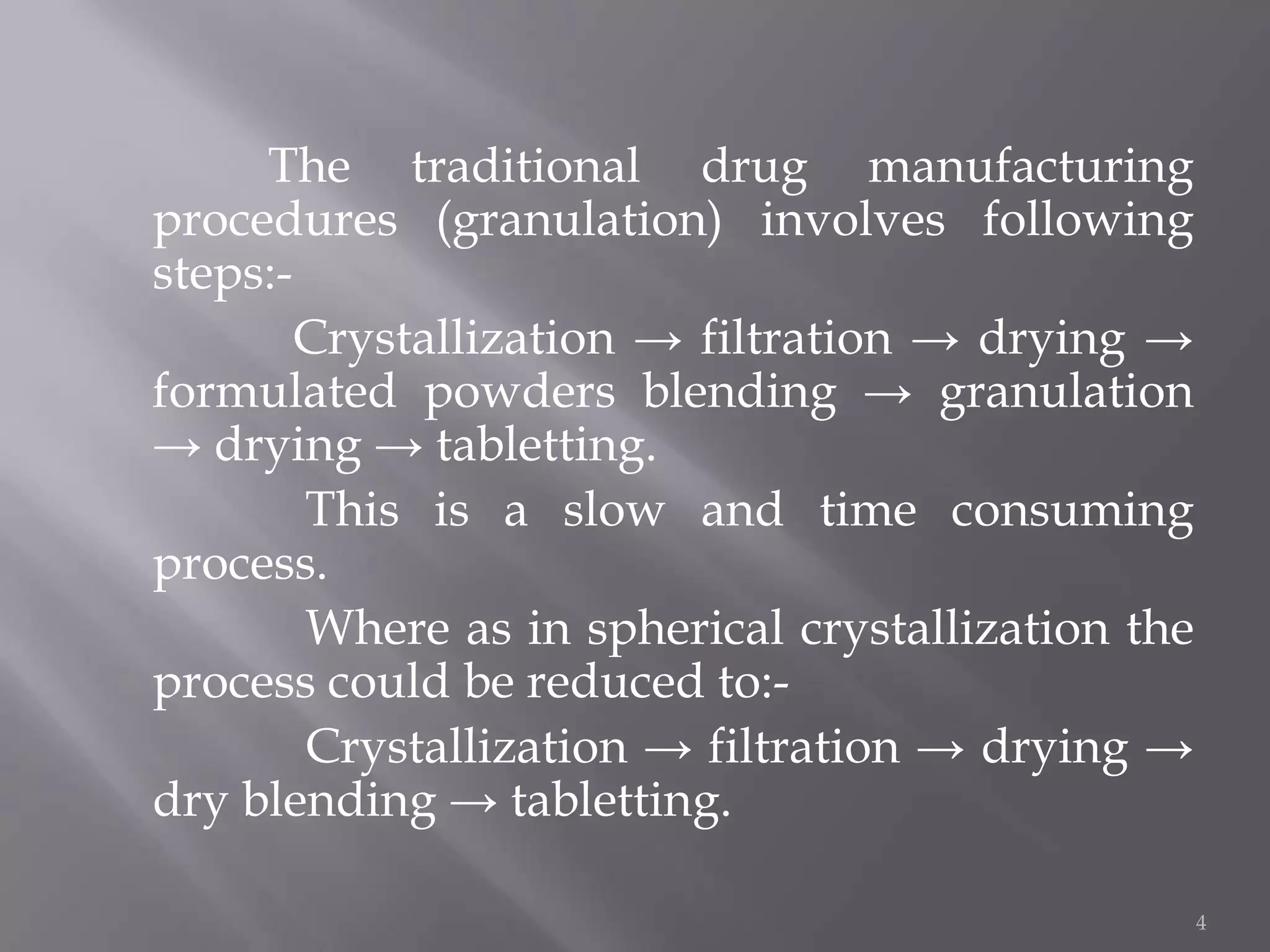 Spherical crystallization | PPTX
