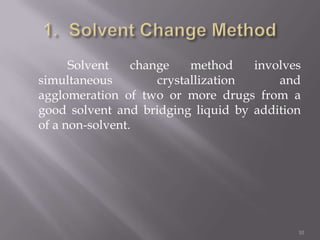 Spherical crystallization | PPTX | Chemistry | Science