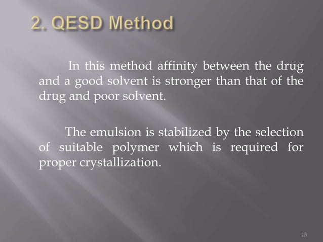 Spherical crystallization | PPTX | Chemistry | Science