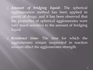 Spherical crystallization | PPTX | Chemistry | Science