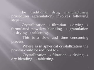Spherical crystallization | PPTX | Chemistry | Science