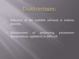 Spherical crystallization | PPTX | Chemistry | Science