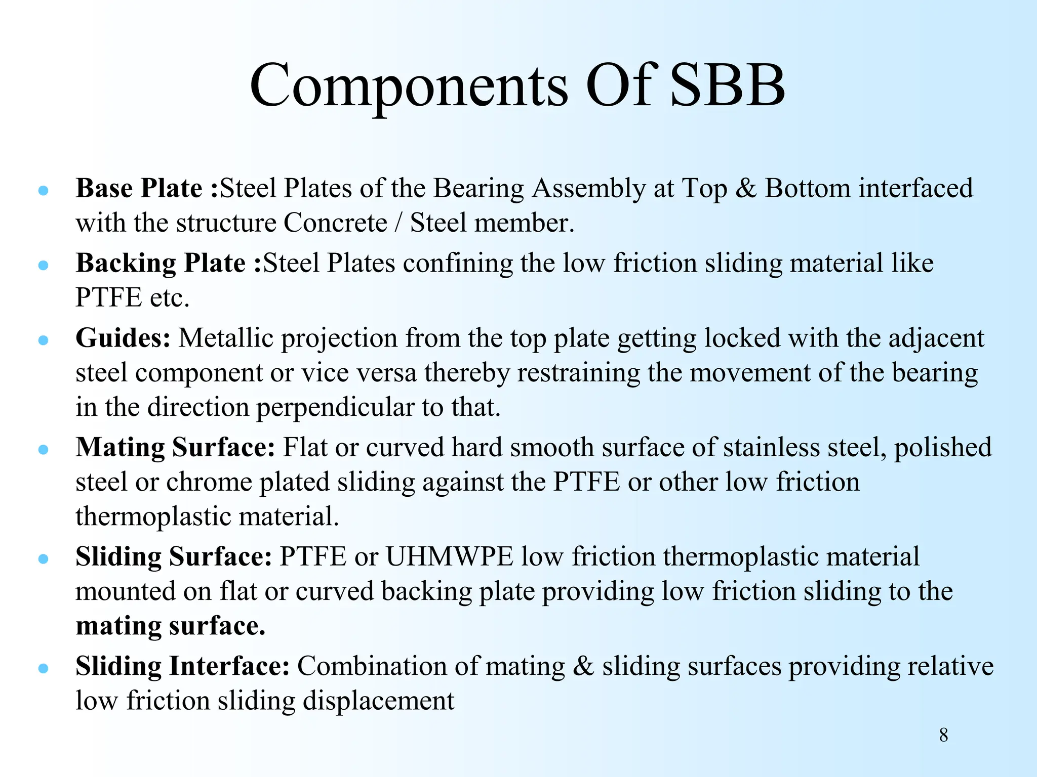 Spherical & Cylindrical Bridge Bearing presentation | PPTX