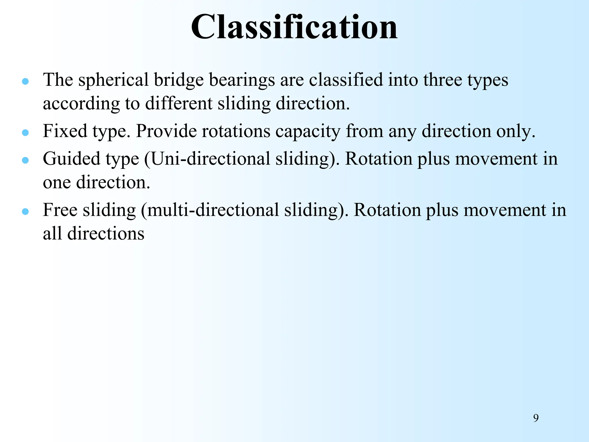 Spherical & Cylindrical Bridge Bearing presentation | PPTX