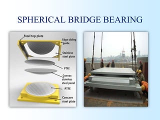 Spherical & Cylindrical Bridge Bearing presentation | PPTX