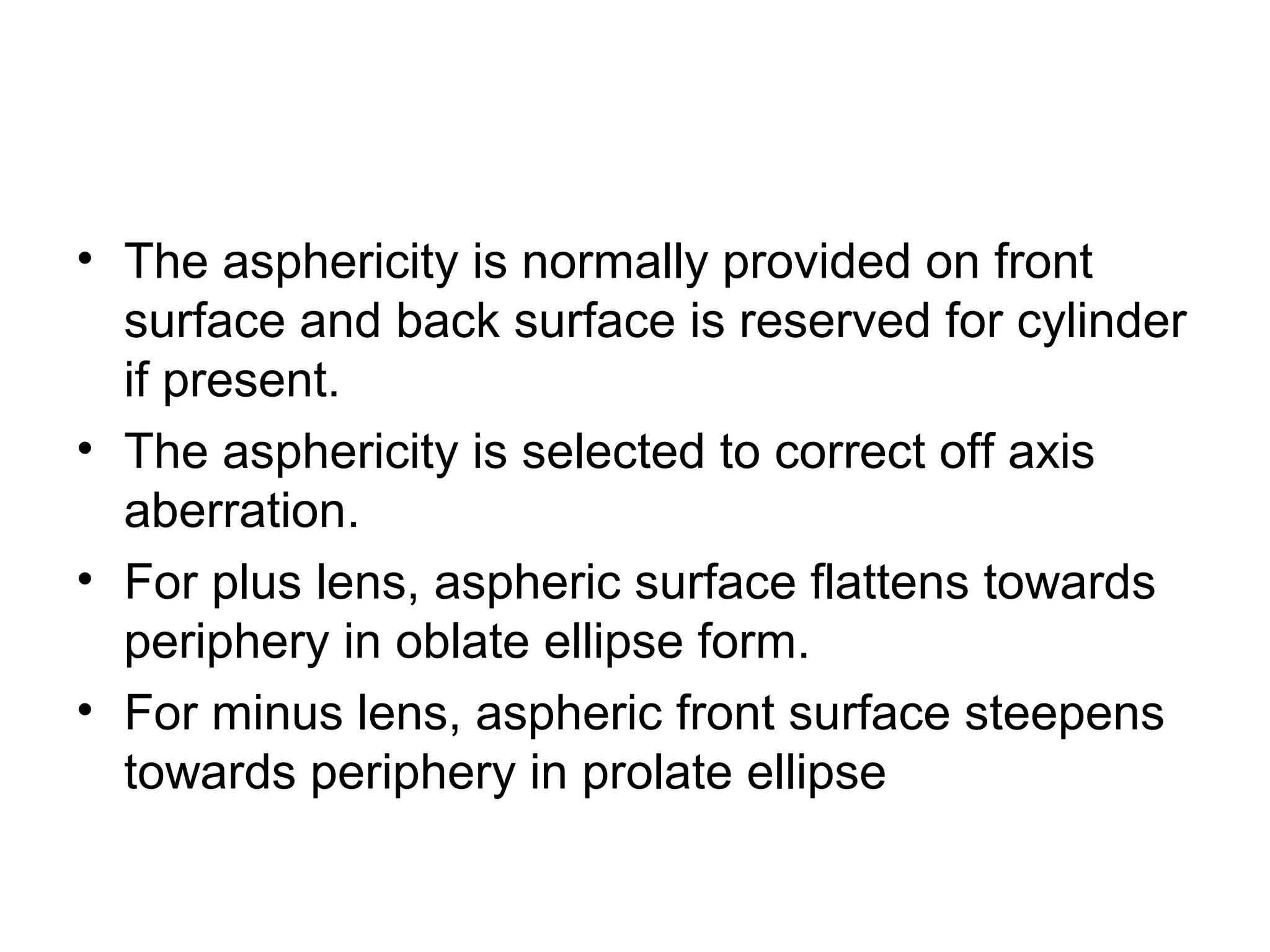 Spherical, cylindrical and toric lenses | PPT