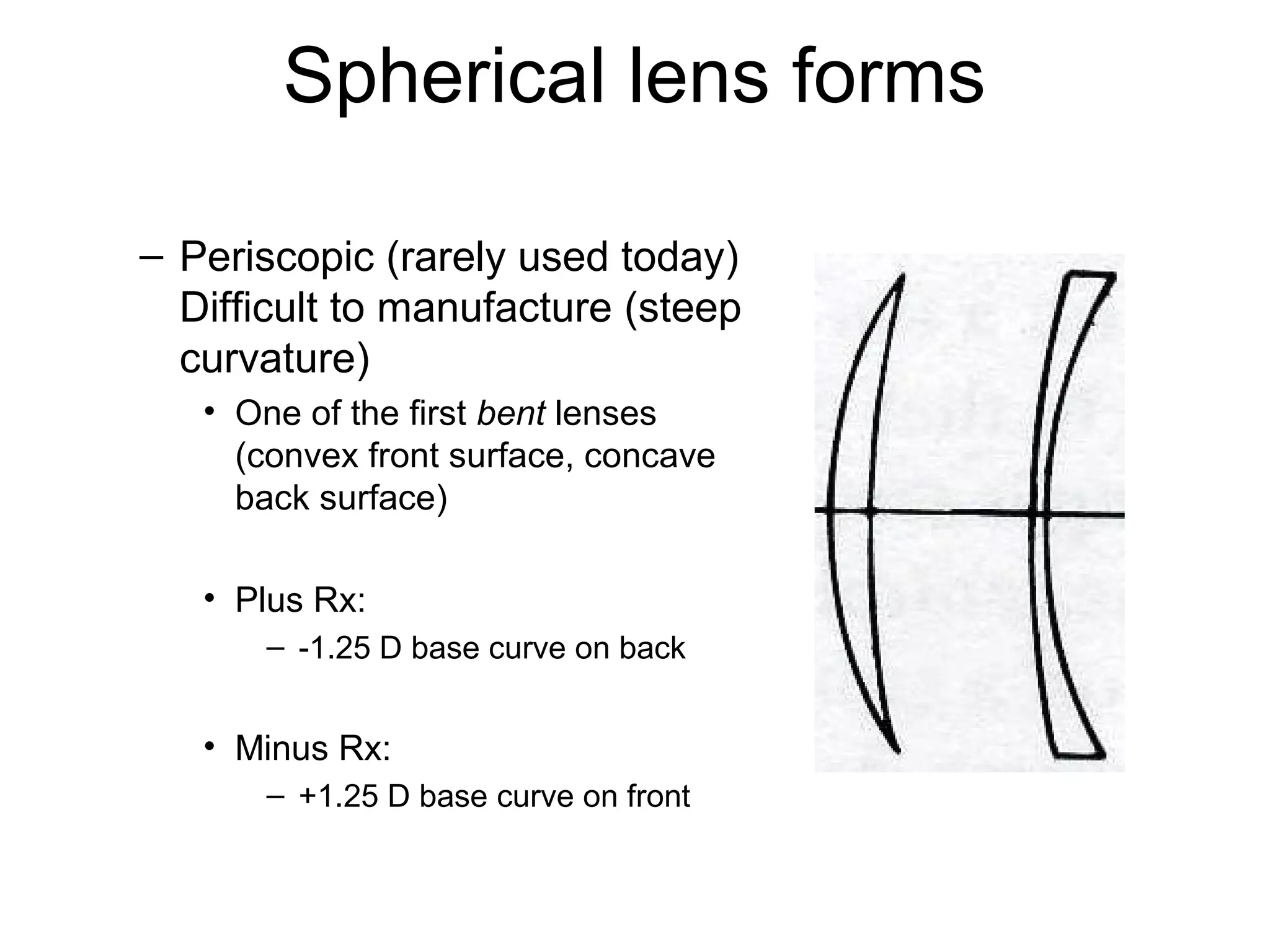 Spherical, cylindrical and toric lenses | PPT