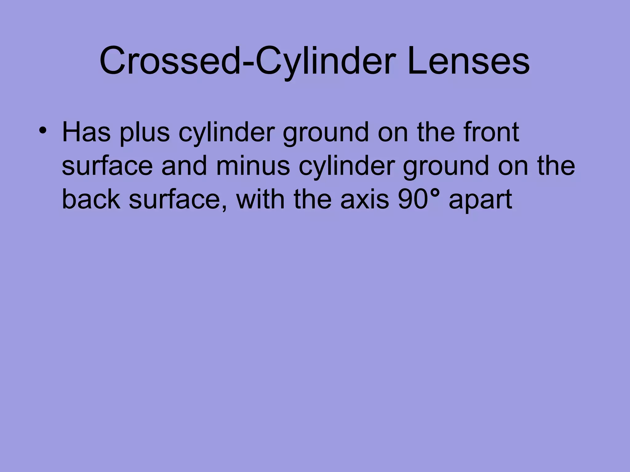 Beginner’s Guide: Spherical & Cylindrical Lenses | PPT