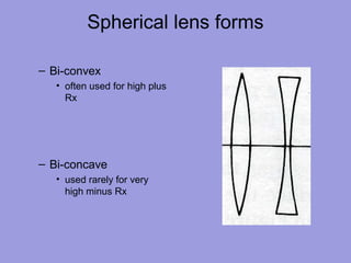 Beginner’s Guide: Spherical & Cylindrical Lenses | PPT