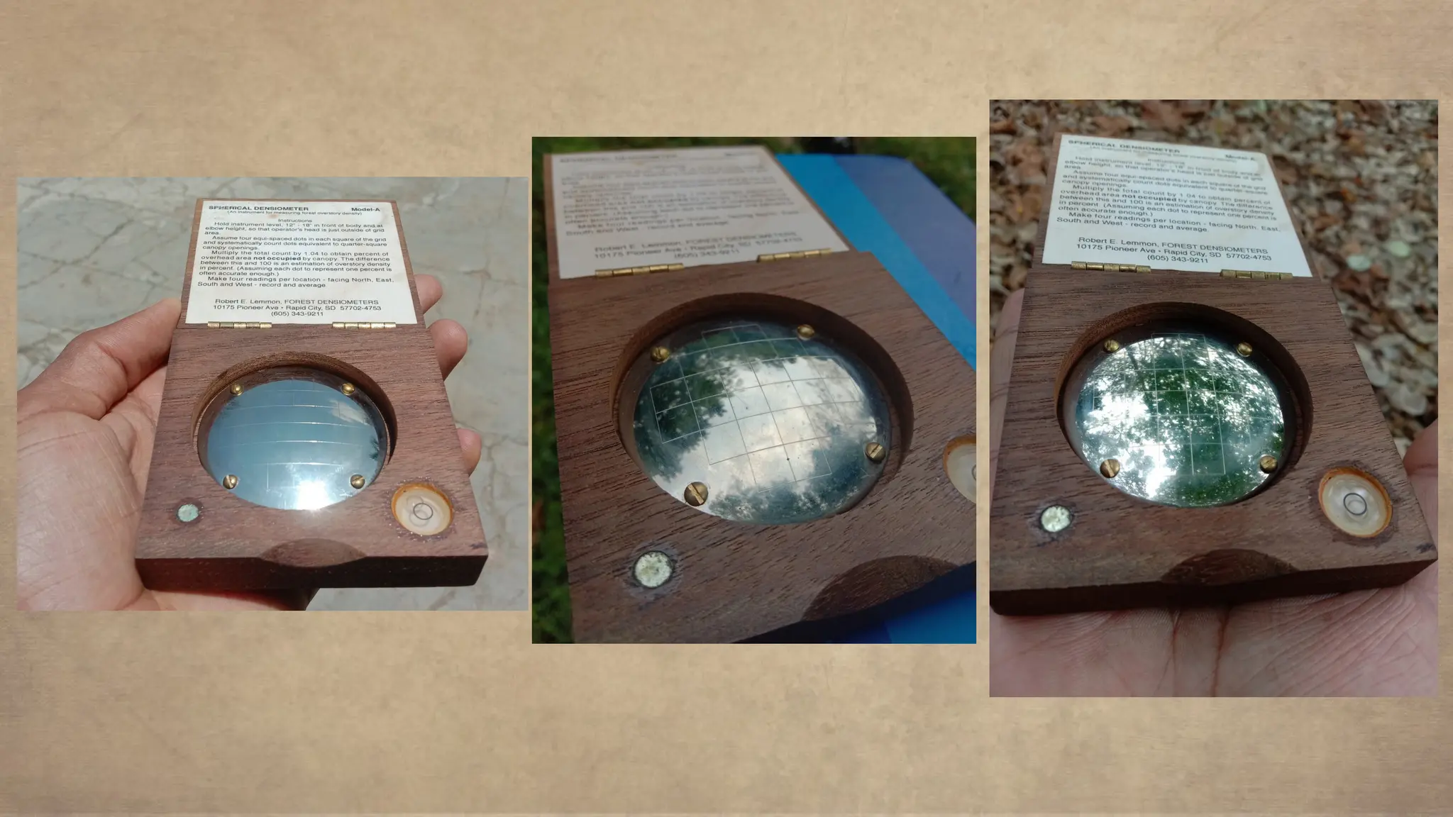 Spherical Densiometer for canopy density measurement | PPTX