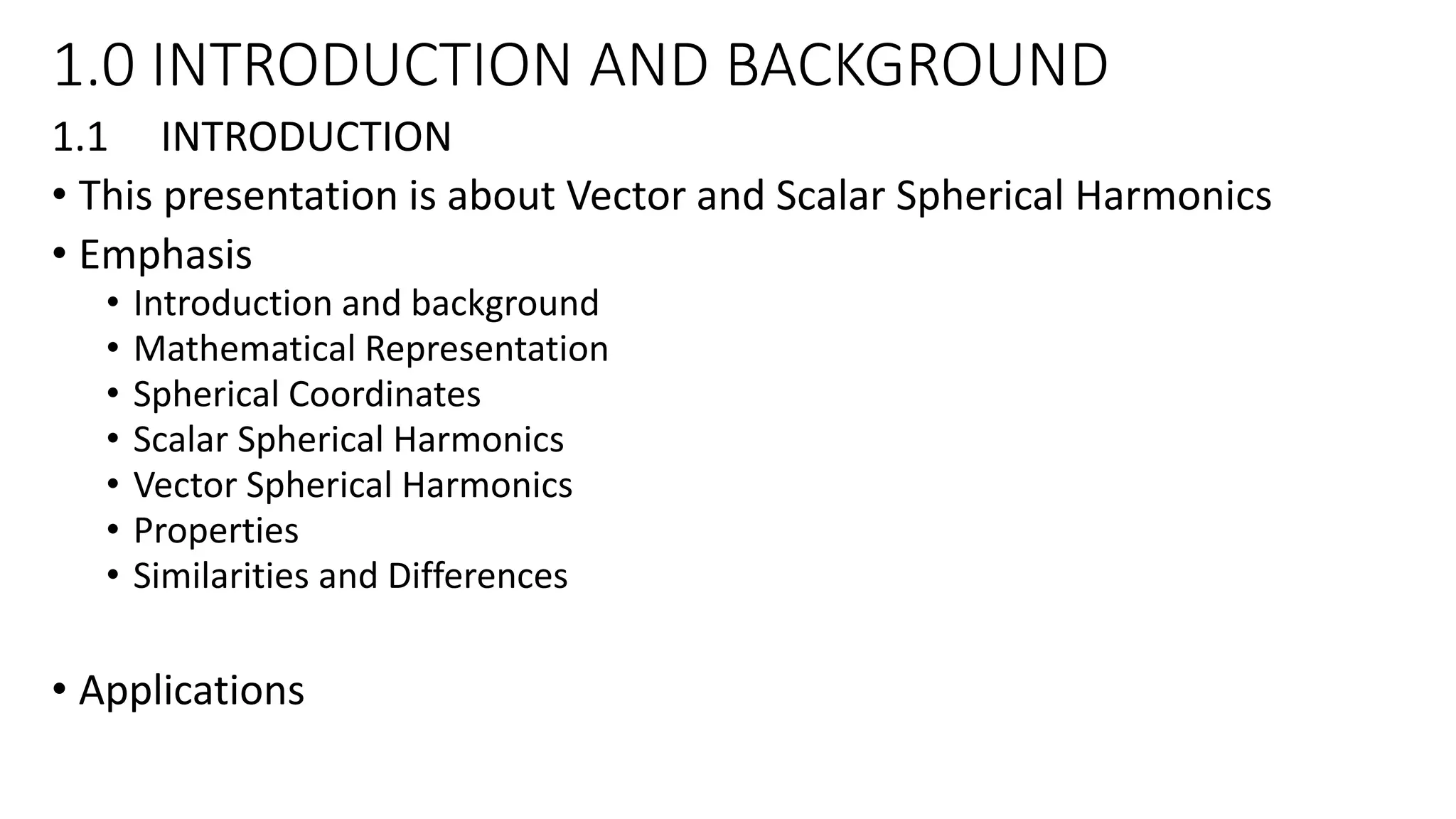 Spherical harmonics | PPTX