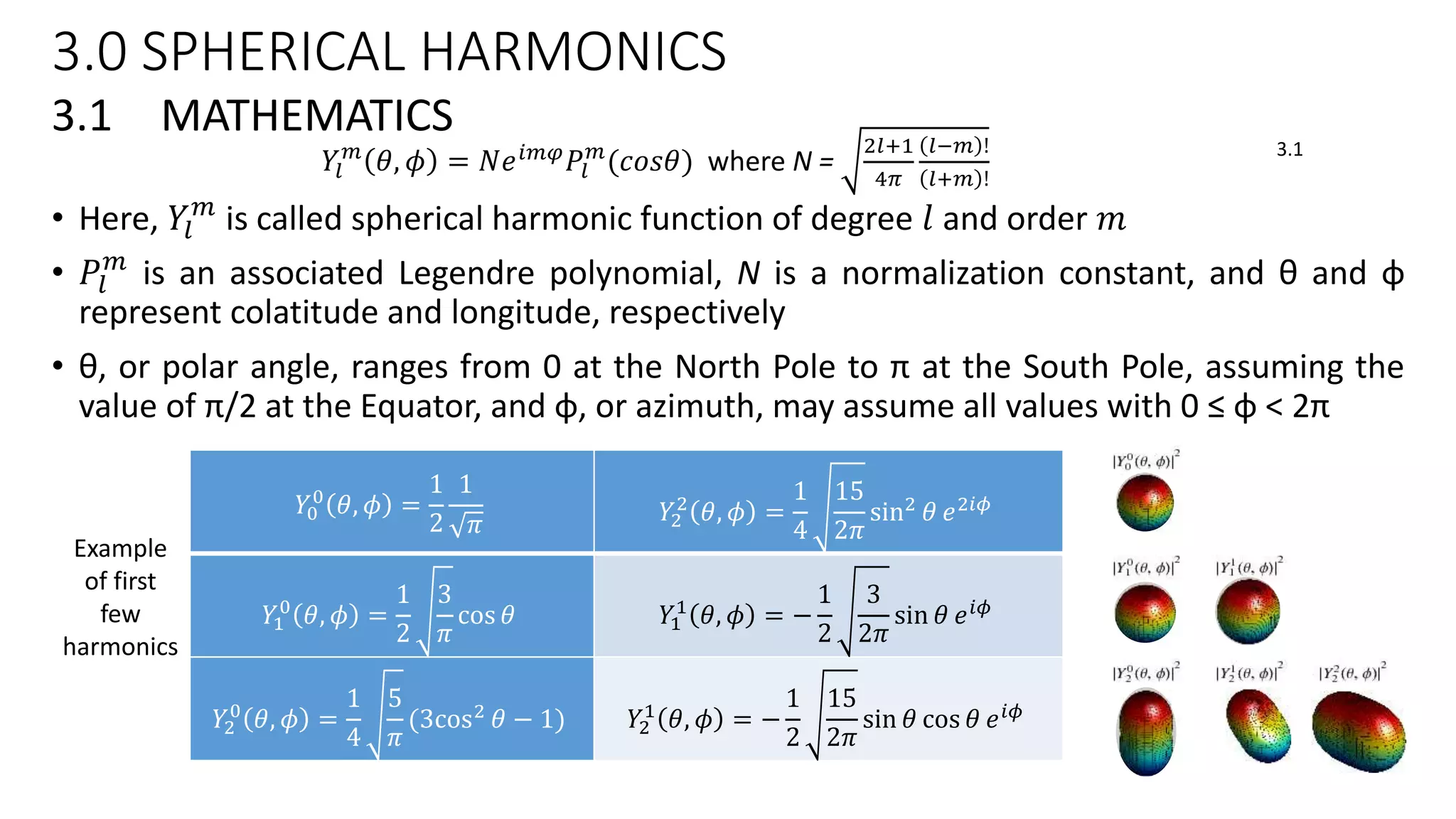 Spherical harmonics | PPTX | Geography | Science