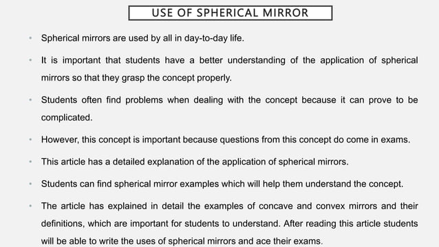 SPHERICAL MIRROR.pptx