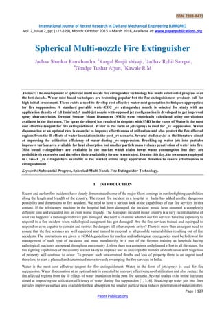 Spherical Multi-nozzle Fire Extinguisher | PDF | First Aid | Injuries