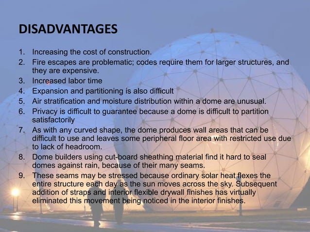 Spherical or geodesic dome | PPT