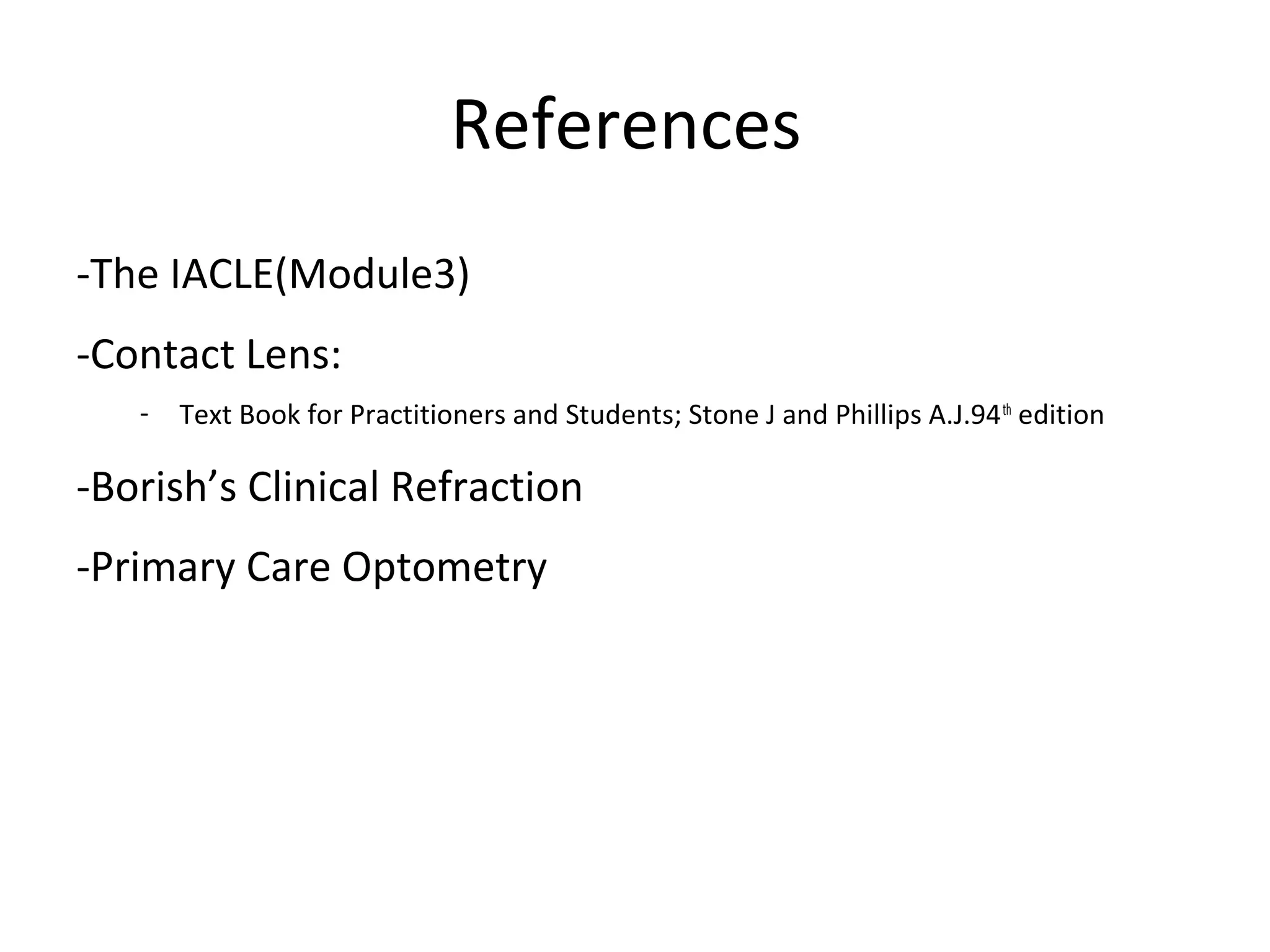 Spherical RGP contact lens fitting and prescribing | PPT