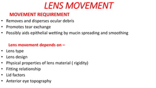 Spherical soft contact lens fitting | PPTX