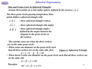 Spherical trigonometry | PPT