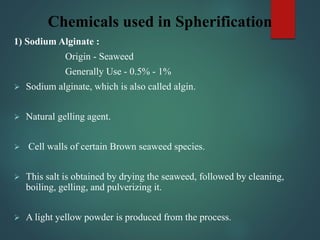 Spherification | PPTX