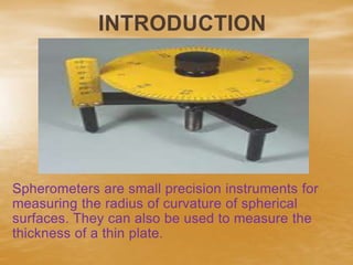 Spherometer | PPTX