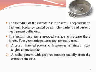 Spheronization | PPTX