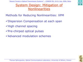 optical transmission system | PPT