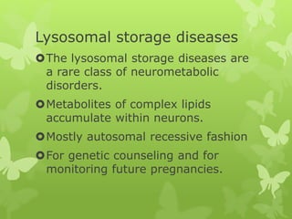 Sphingolipidoses | PPTX