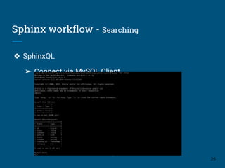 Sphinx - High performance full-text search for MySQL | PPT