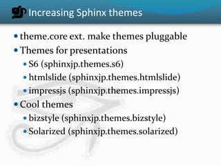 Life with Sphinx 2012 #sphinxconjp | PPT