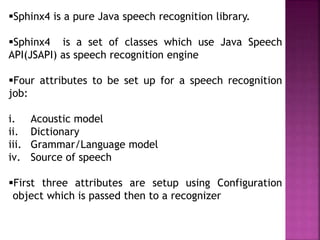 Sphinx4 | PPTX