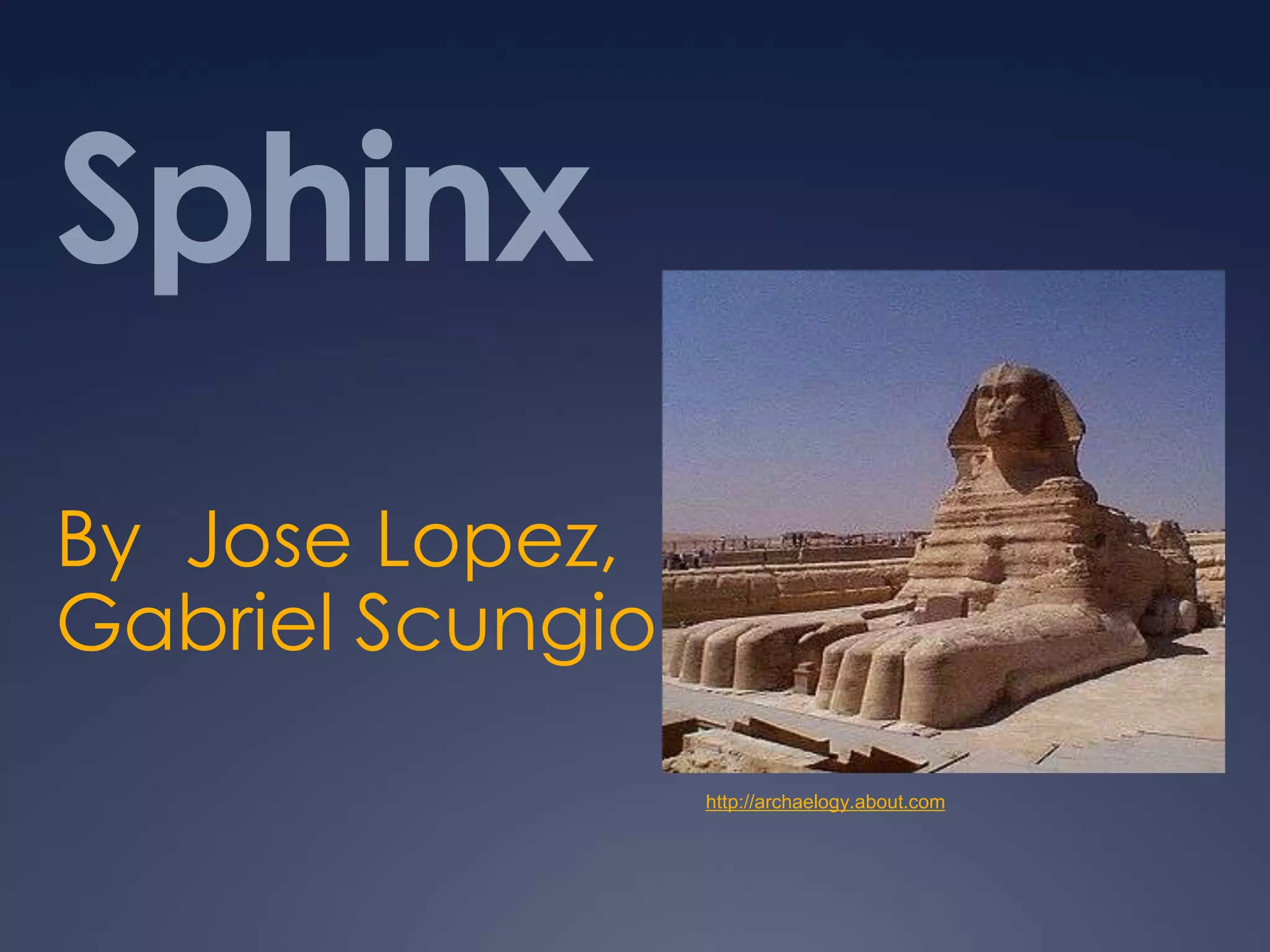 Sphinx gabe jose | PPT
