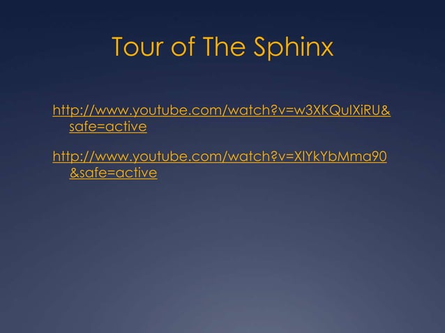 Sphinx gabe jose | PPT