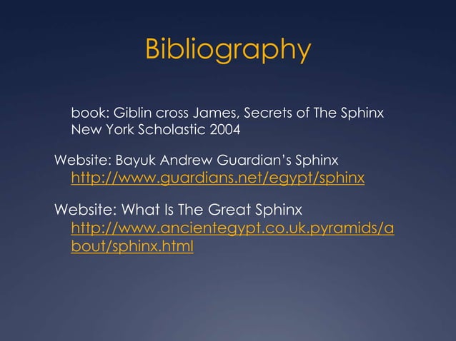Sphinx gabe jose | PPT