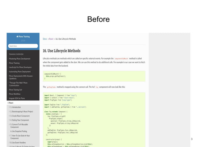 Sphinx options to make training documentation easier to understand | PPT