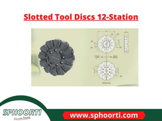 Sphoorti slotted tool disc | PPTX