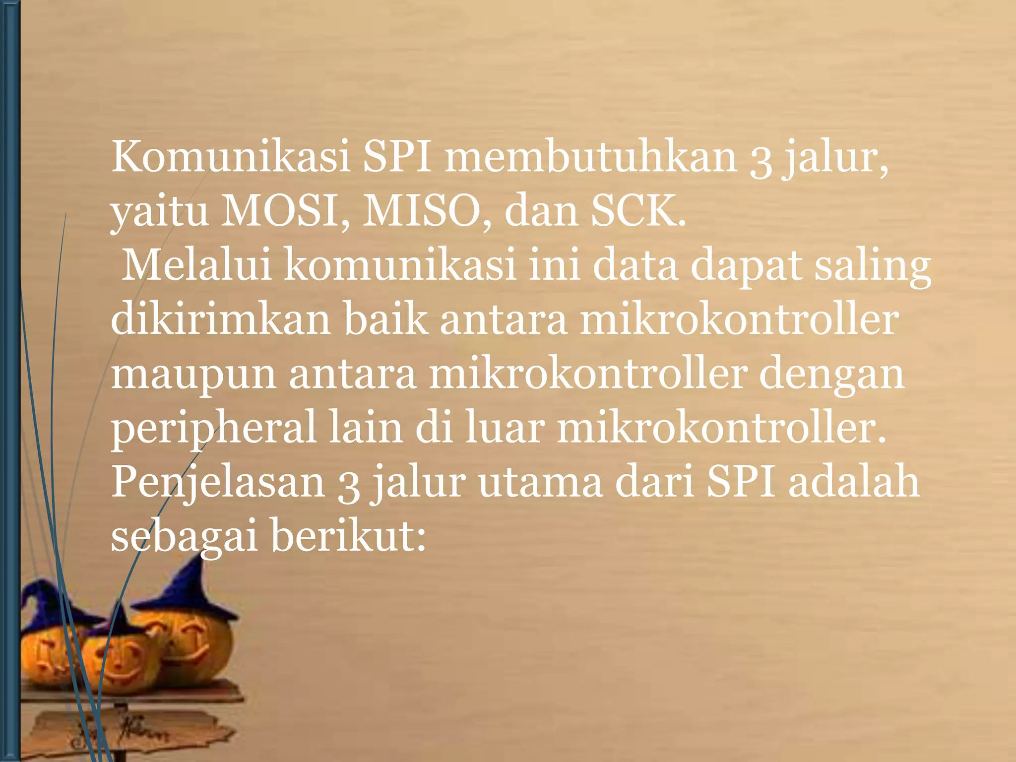 Serial Peripheral Interface Spi Pptx