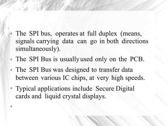 Serial Peripheral Interface Embedded System Protocol Ppt