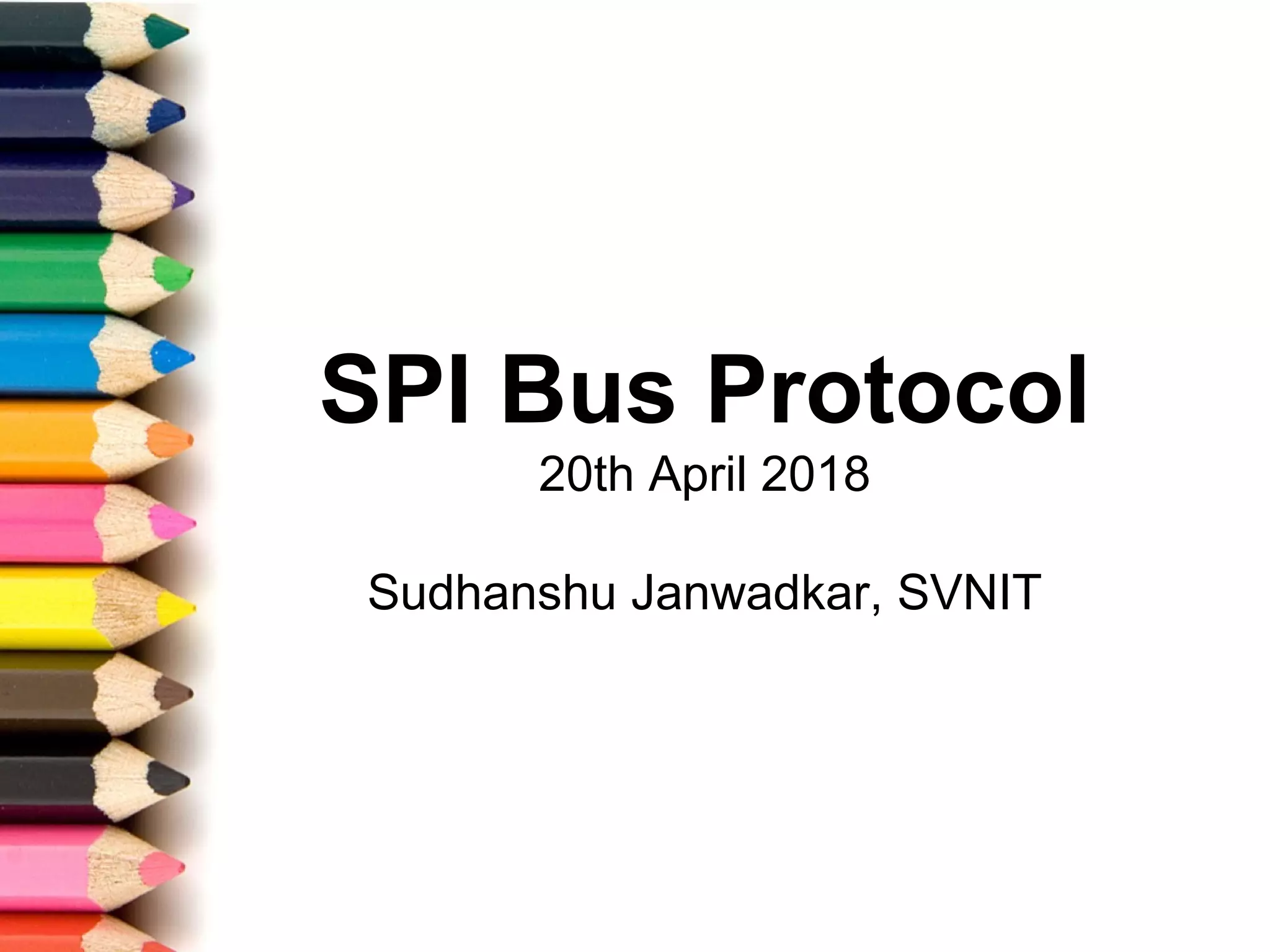 Spi Bus Protocol Ppt
