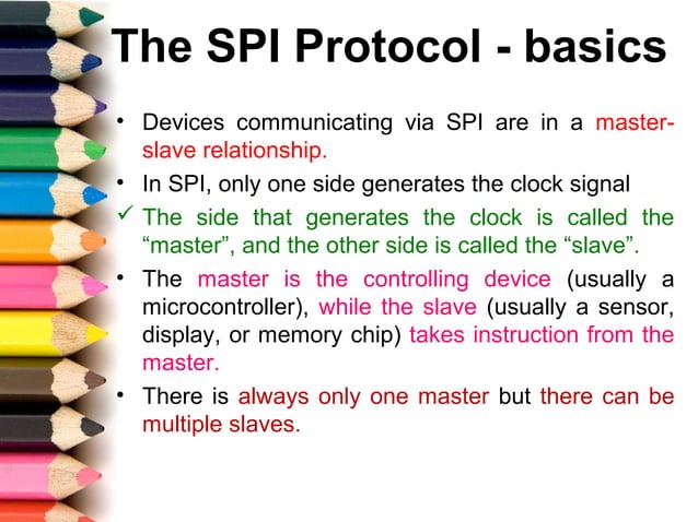 SPI Bus Protocol | PPT | Operating Systems | Computer Software and ...