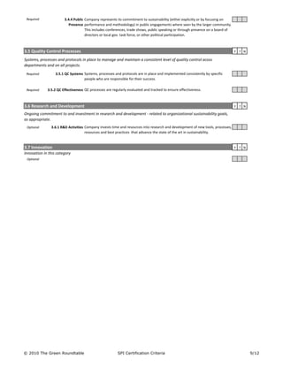 SPI Evaluation Criteria | PDF