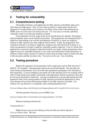 Spi dynamik-sql-inj | PDF