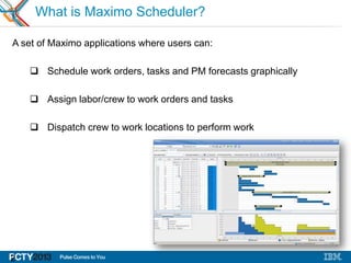 Planning and Scheduling in Maximo: Best Practices and Coming Enhancements | PPTX