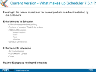 Planning and Scheduling in Maximo: Best Practices and Coming ...