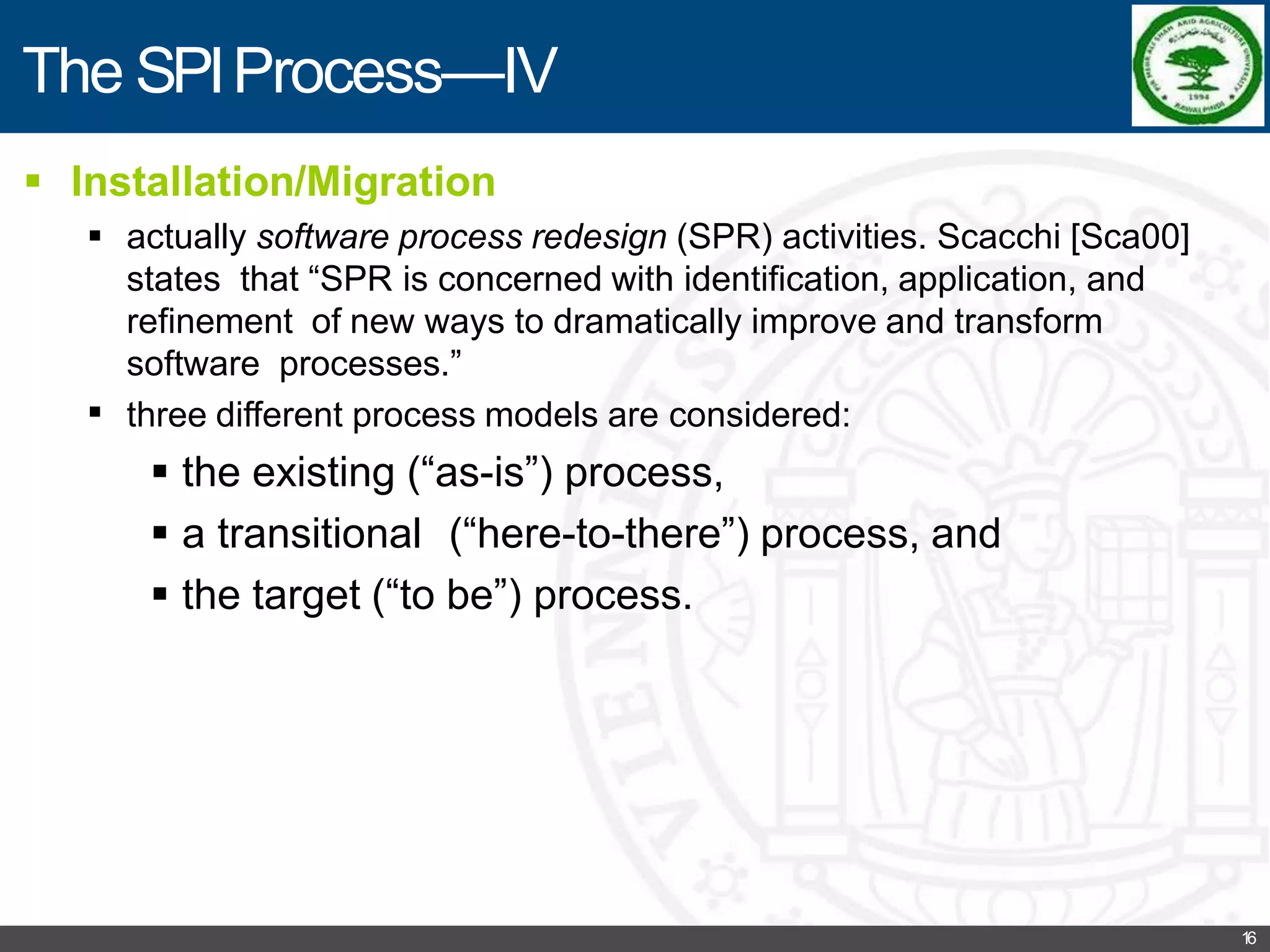 Software Process Improvement - RKREDDY | PPTX