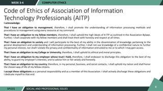 SPI101_WEEK-3-4_Computer-Ethics.ppsx