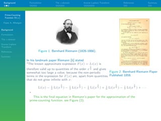 The Prime-Counting Function | PPT