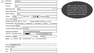 Incorporation of Company-SPICe form | PPTX
