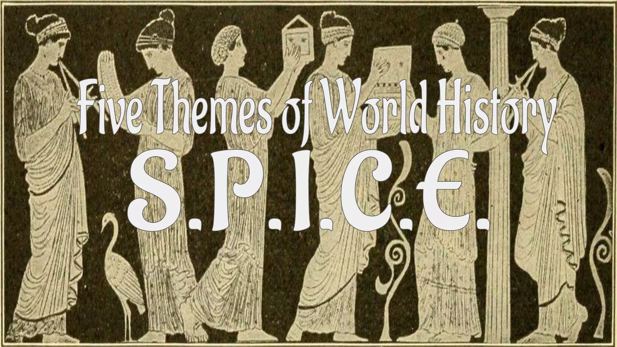 Five Themes of World History: S.P.I.C.E. | PPTX